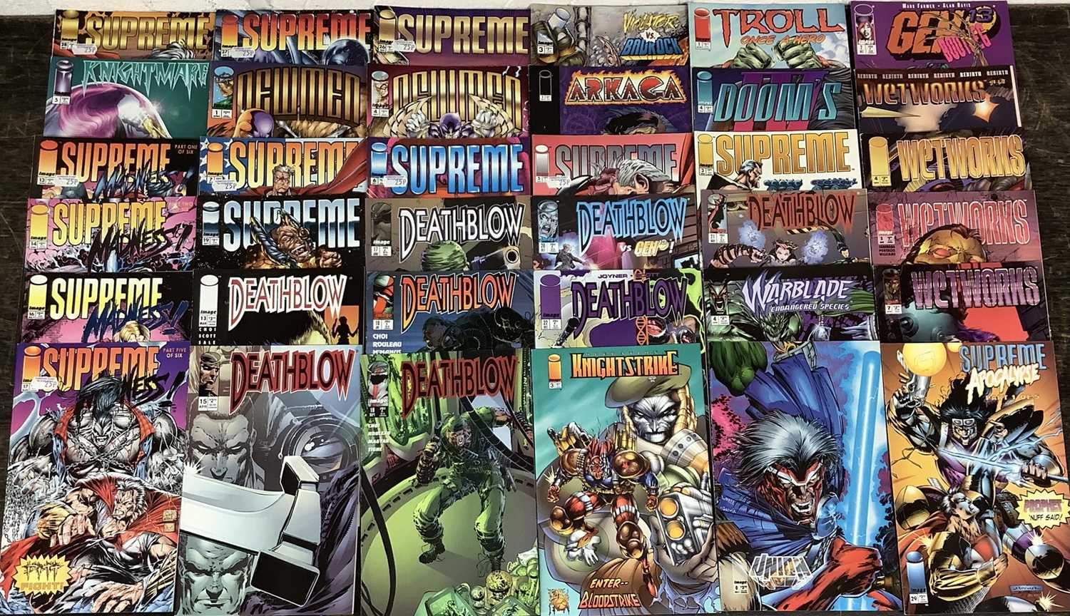Lot 244 - Large box of Image comics. To include