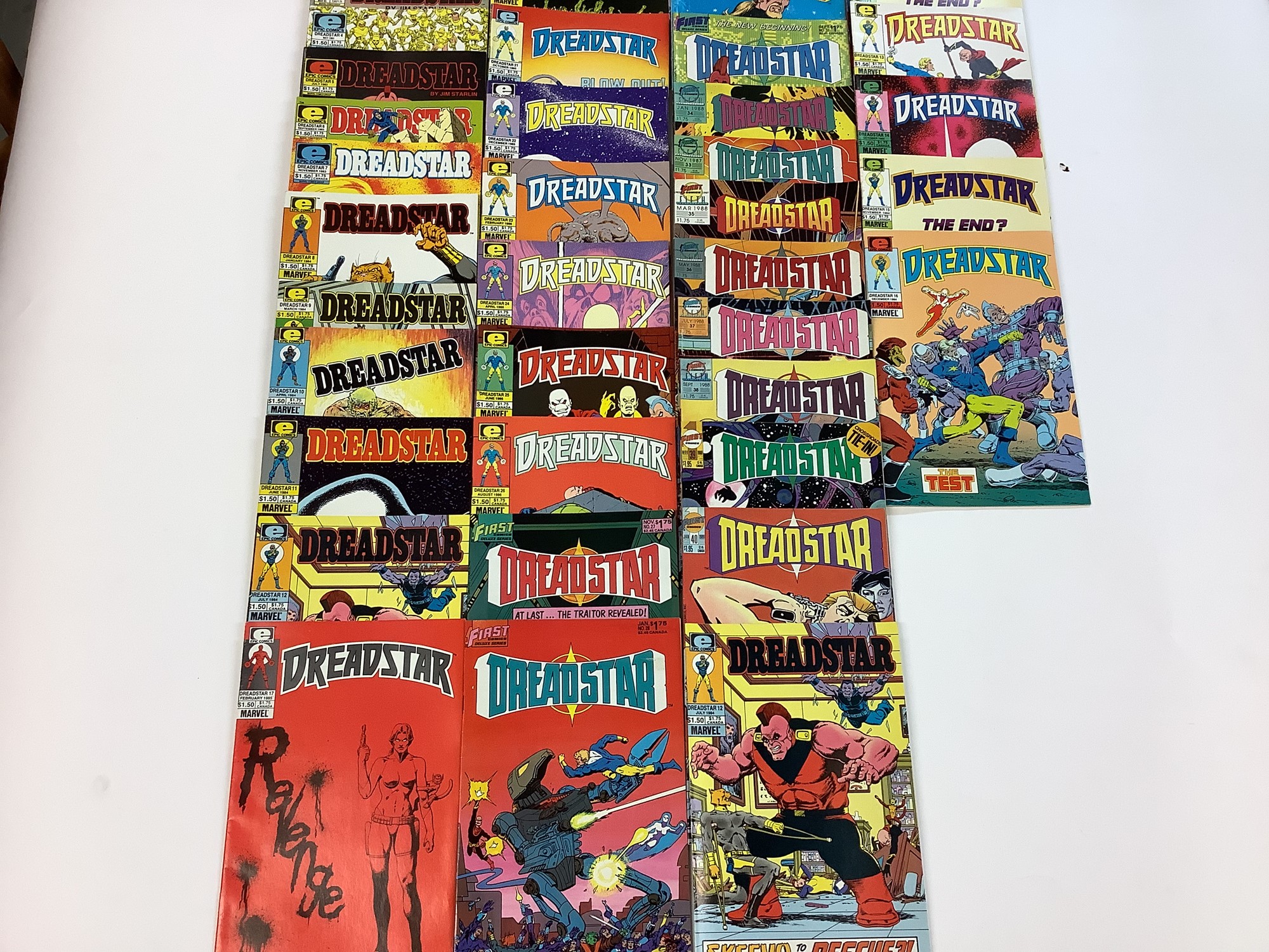 Lot 223 - Quantity of 1980's Epic Comics, Dreadstar to