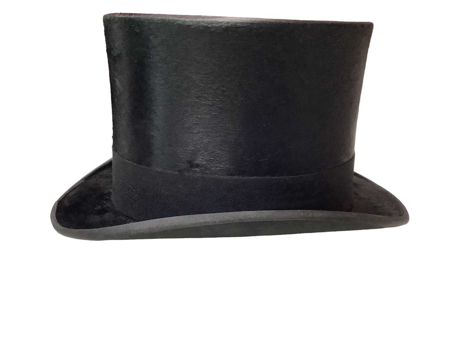 Lot 2082 - Henry Heath black top hat in a Dunn & Co