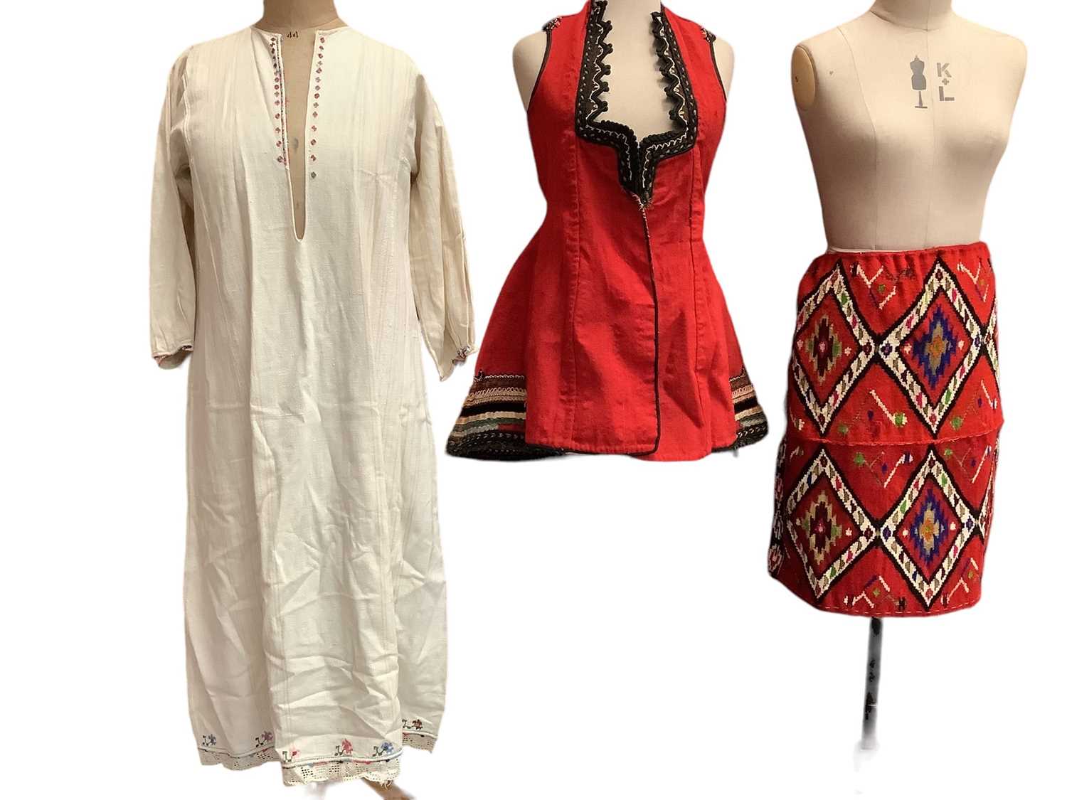 Lot 2067 - A group of traditional costume items