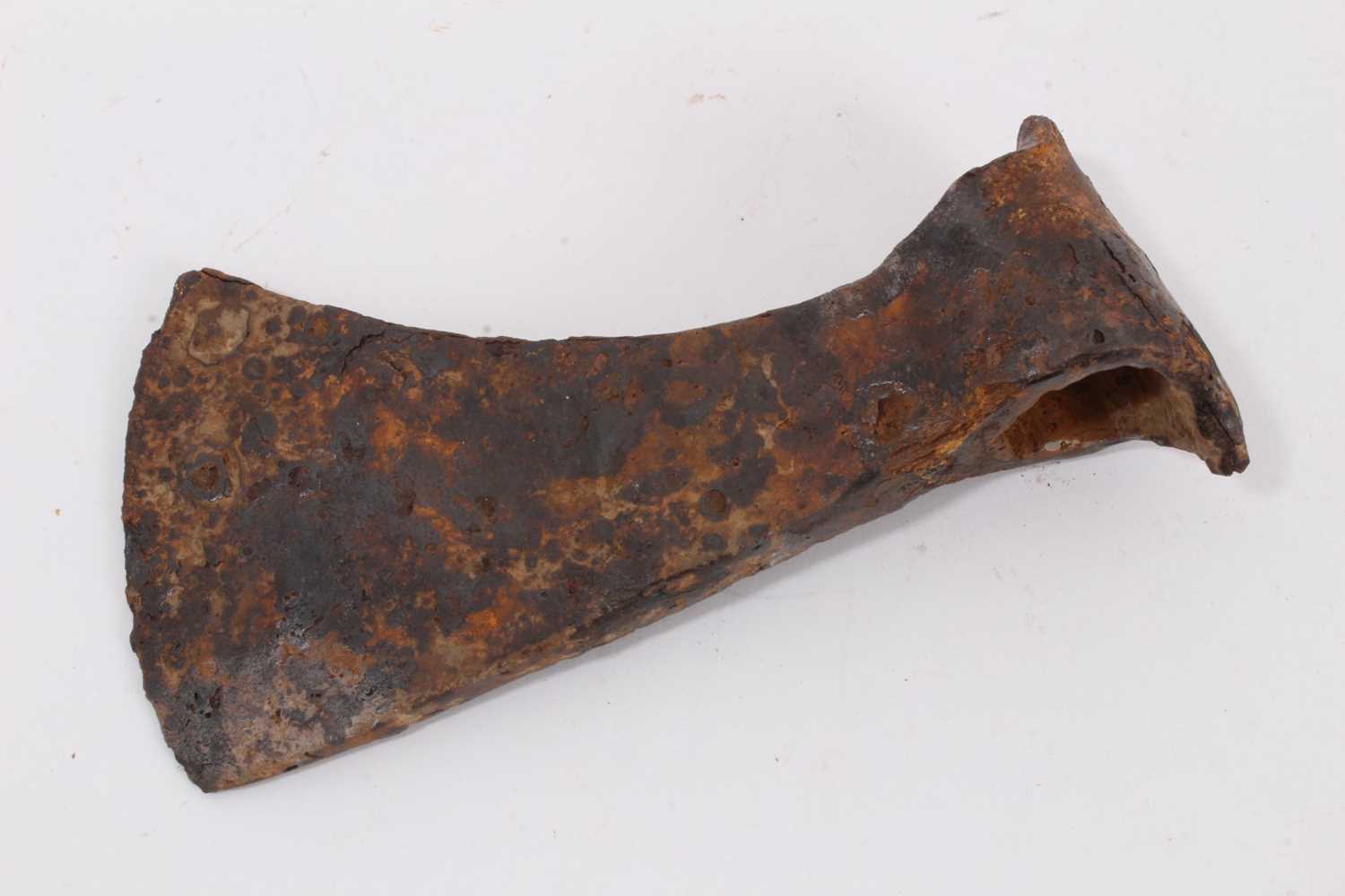 Lot 960 - Viking iron battle axe, c.700-900 AD. The