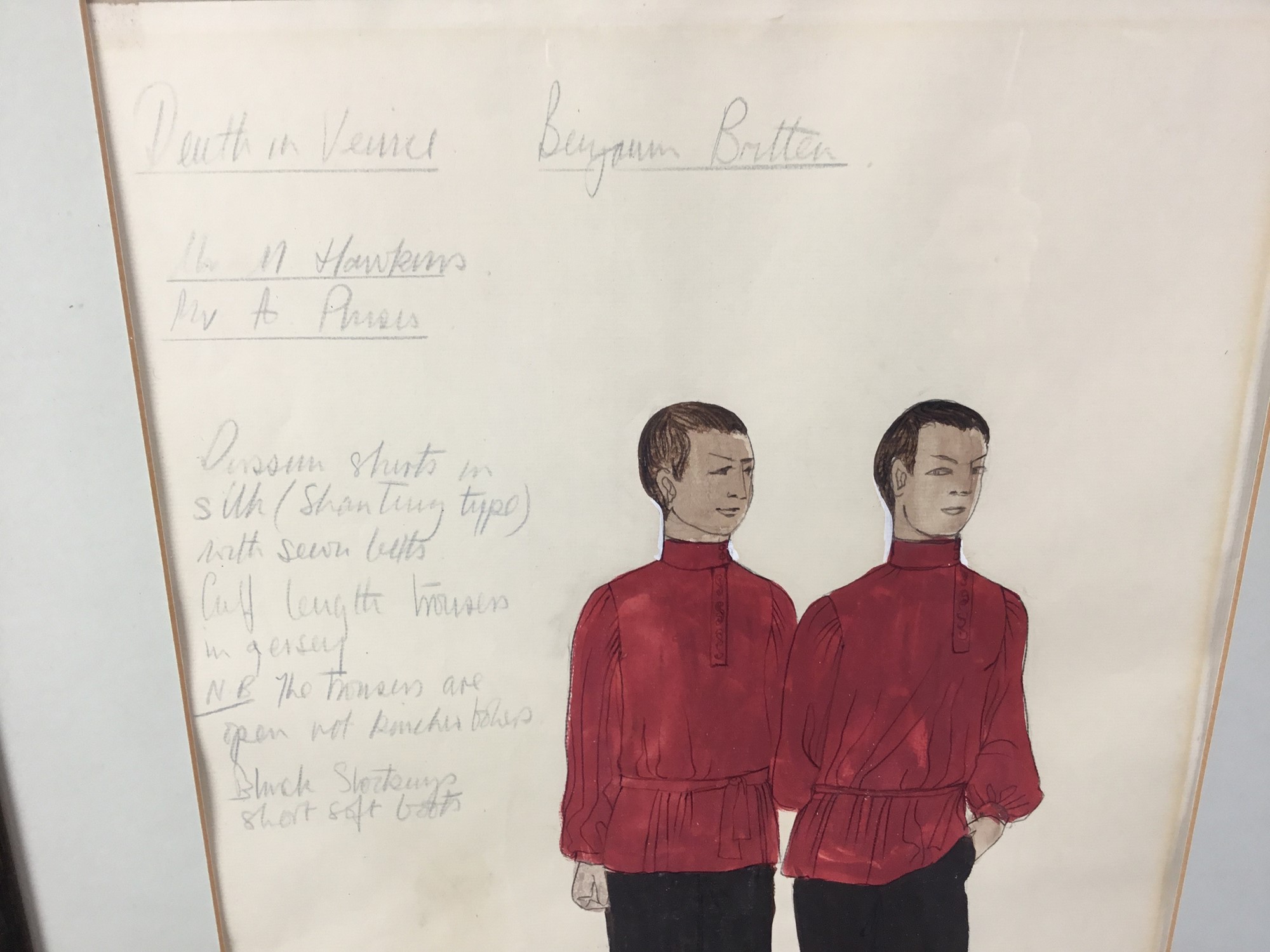 Lot 31 - Charles Knode original costume design for