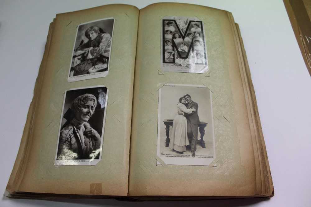 Lot 1406 - Postcards in album early 1900s theatre and