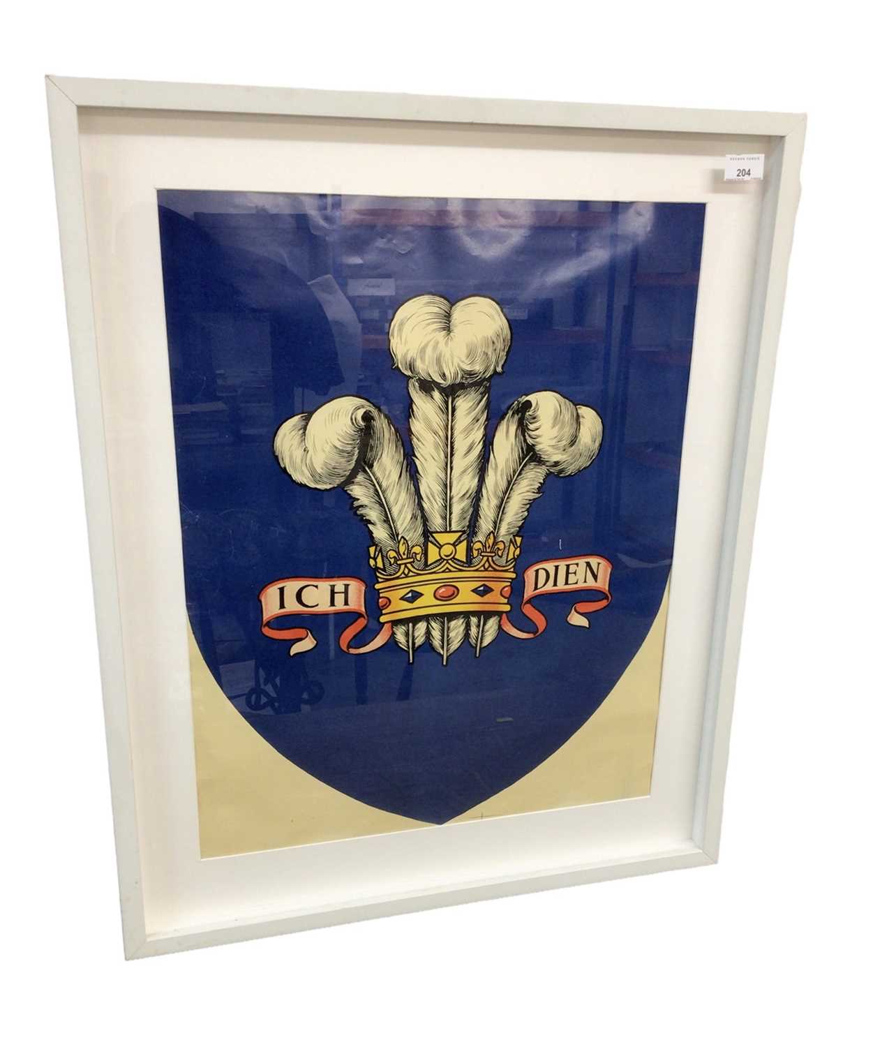 Lot 204 - Old printed Prince of Wales investiture ‘Ich