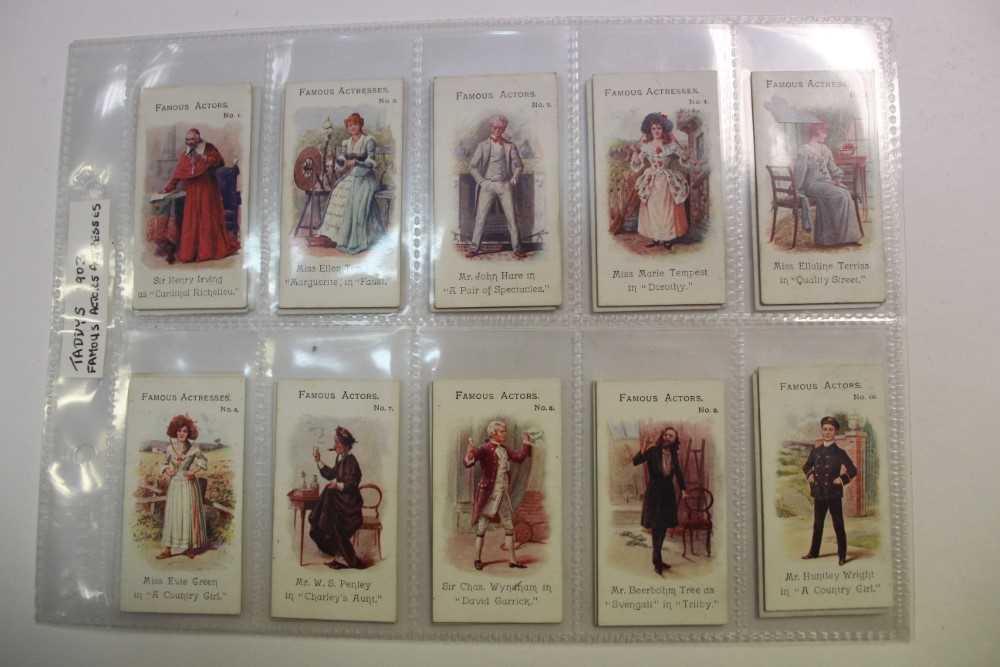 Lot 1432 - Cigarette cards Taddy 1903 Famous Actors,