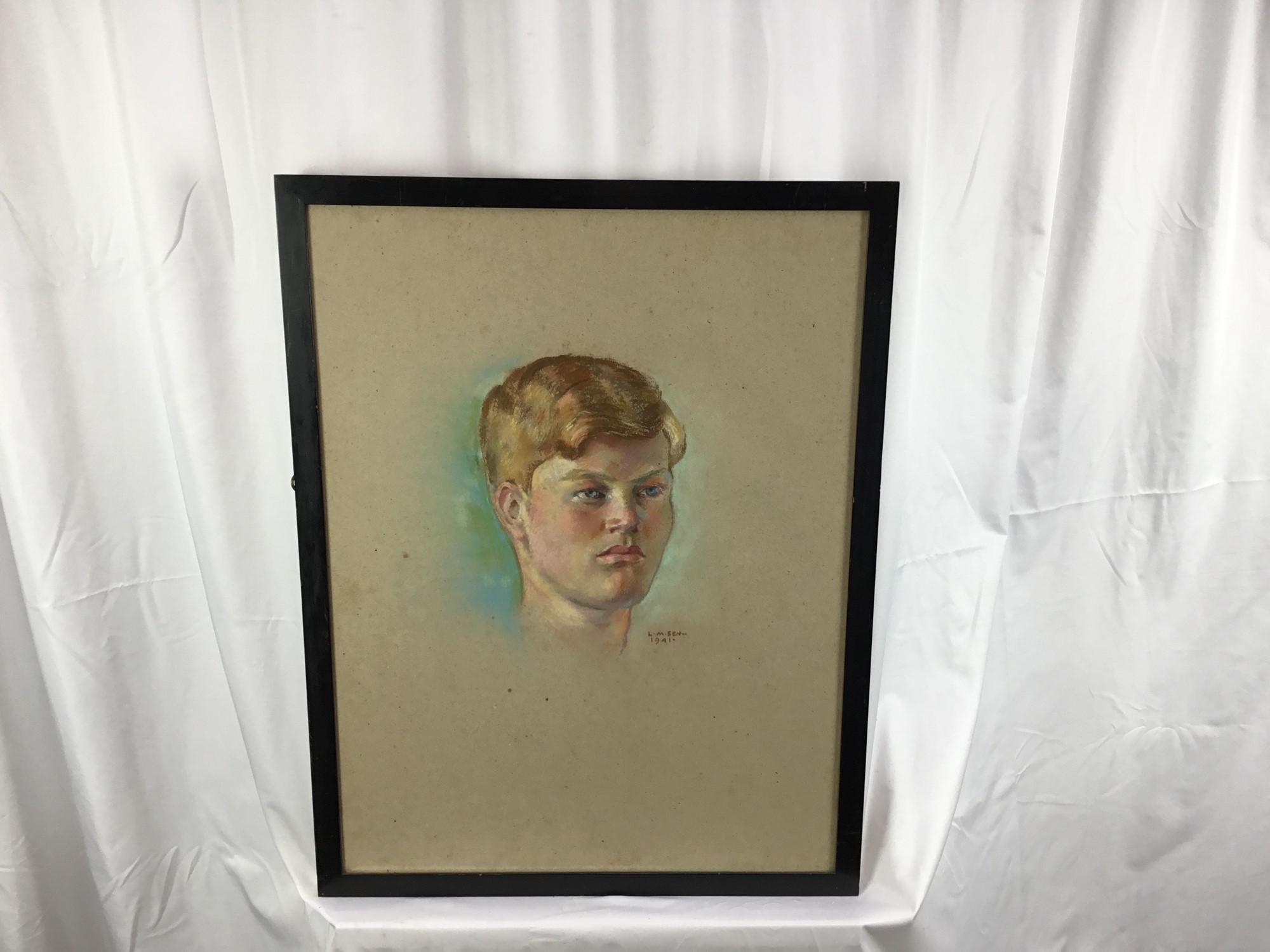 Lot 181 - Lalit Mohan Sen (Indian, 1898-1954) pastel