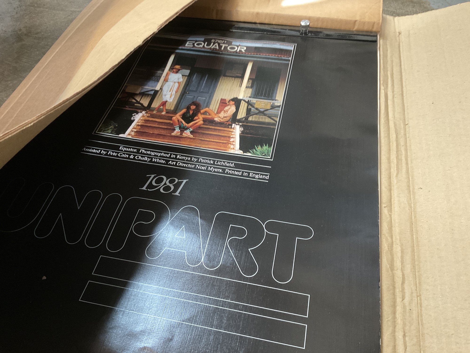 Lot 242 - Group of 1980s Unipart calendars by Patrick