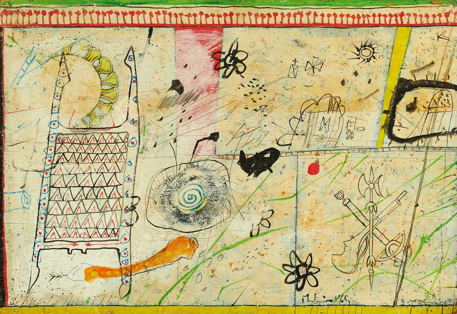 Lot 1410 - *Martin Bradley (b.1931) mixed media on