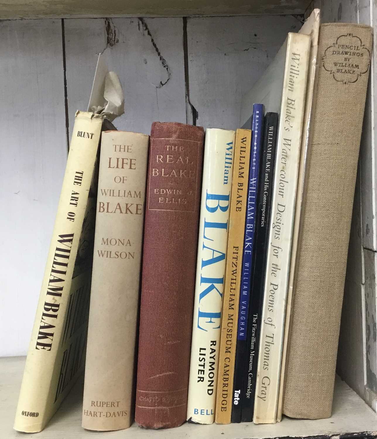 Lot 1376 - Books - ten volumes, William Blake related