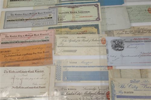 Lot 2284 - Cheques - an accumulation of signed and