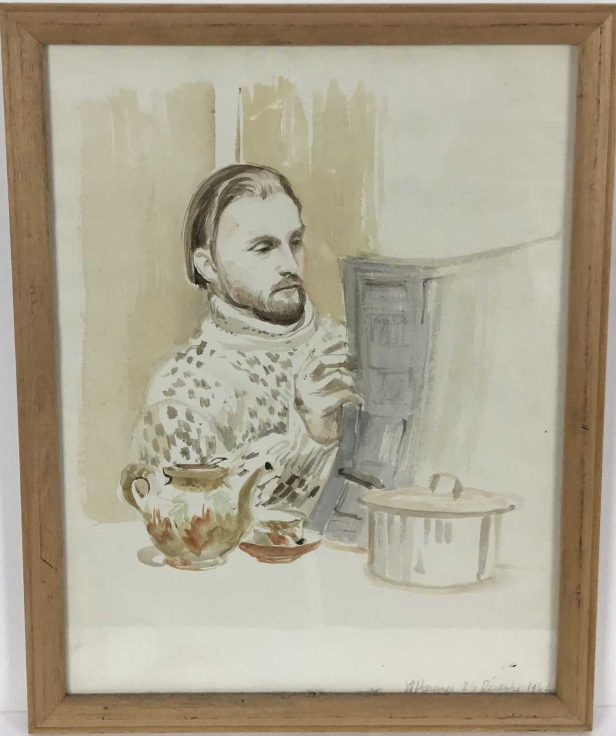 Lot 111 - David Hill (1914-1977), watercolour, study