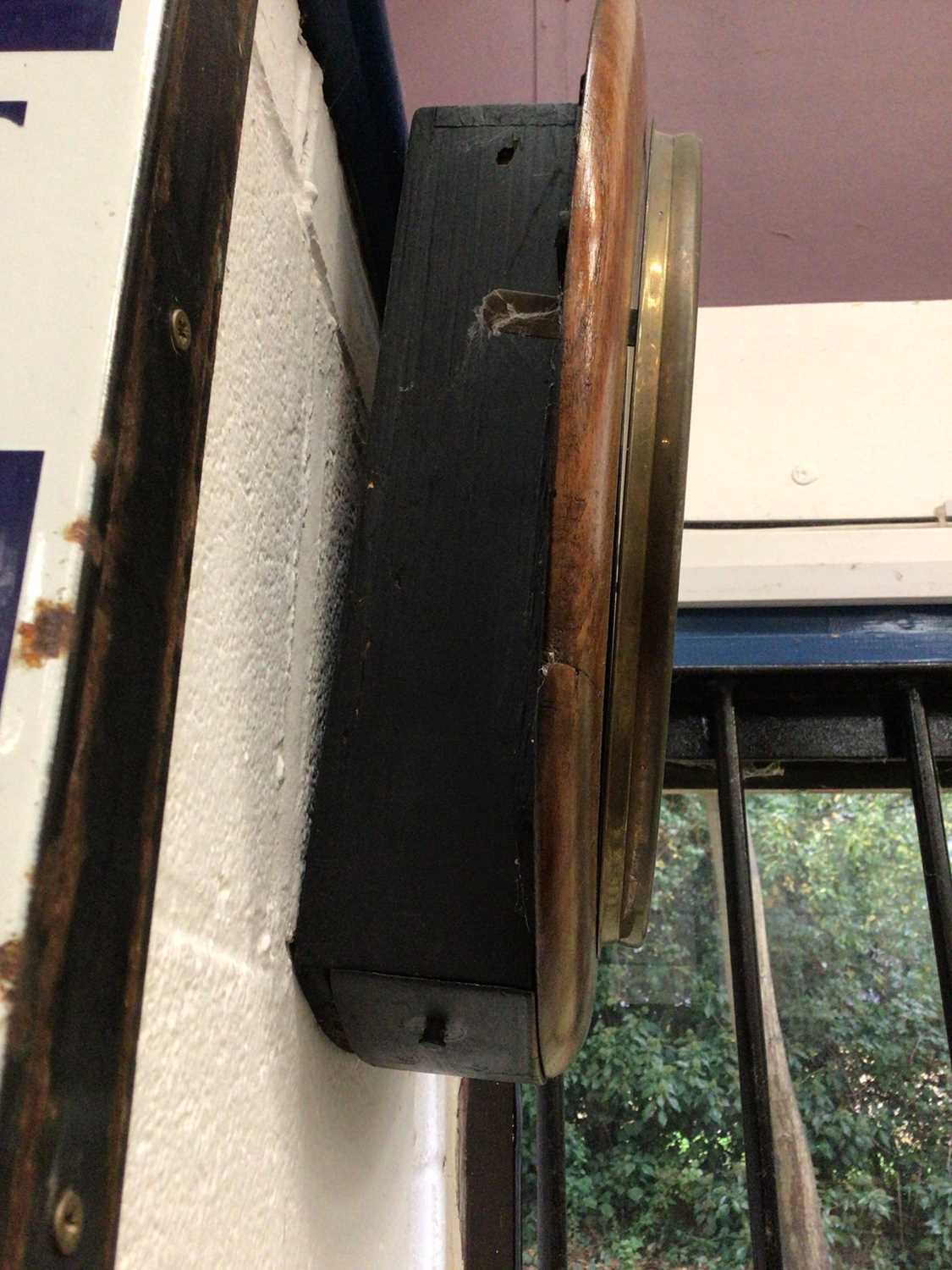 Lot 281 - Mahogany cased wall dial