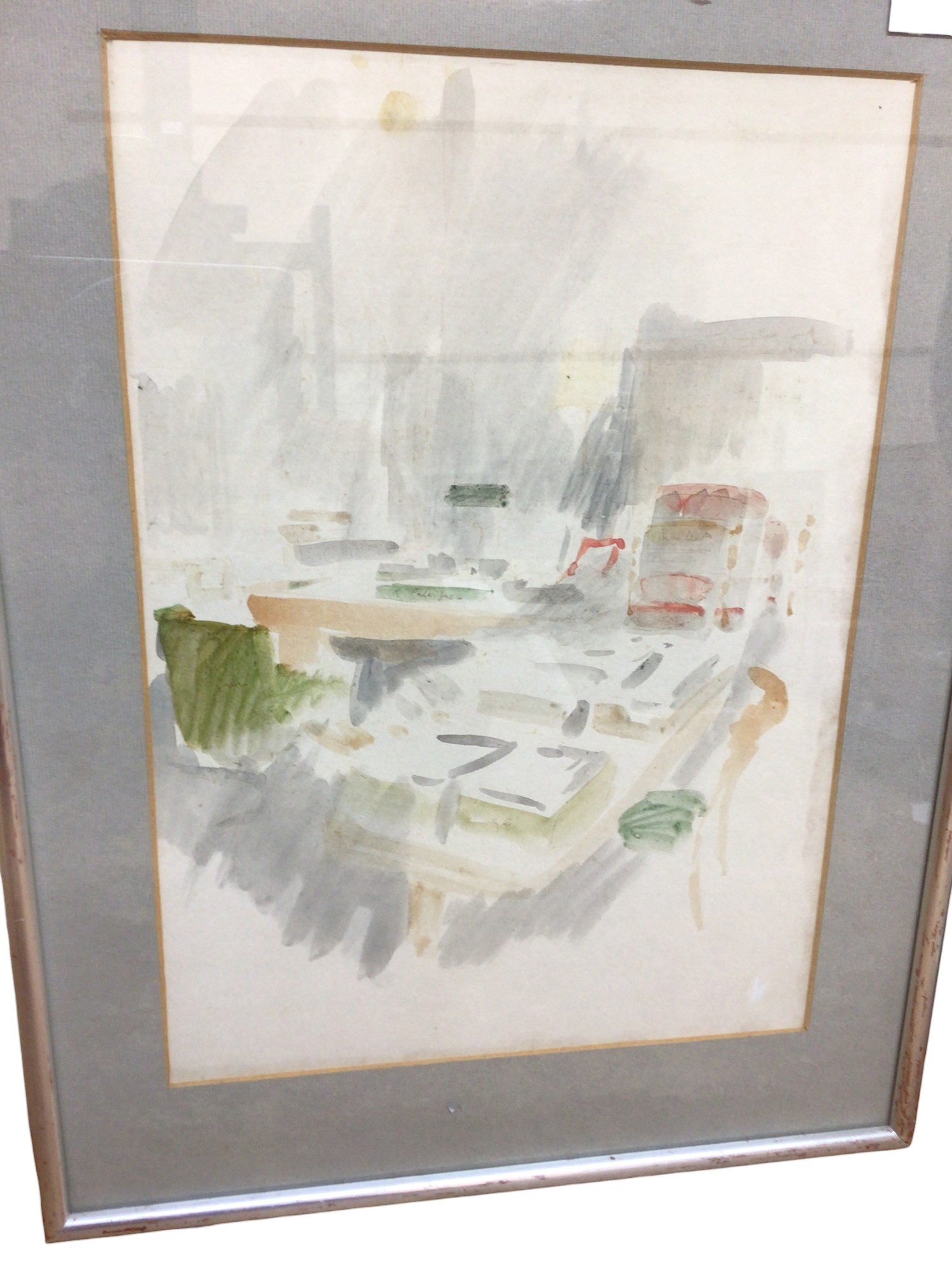 Lot 122 - Sir Hugh Casson, watercolour, Lord Charteris'