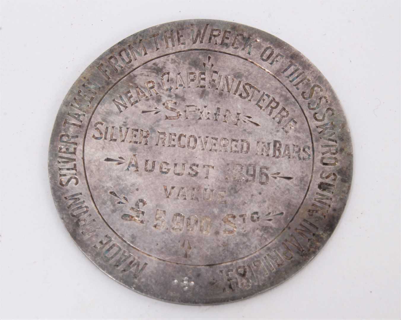 Lot 583 - Interesting late Victorian silver deep sea