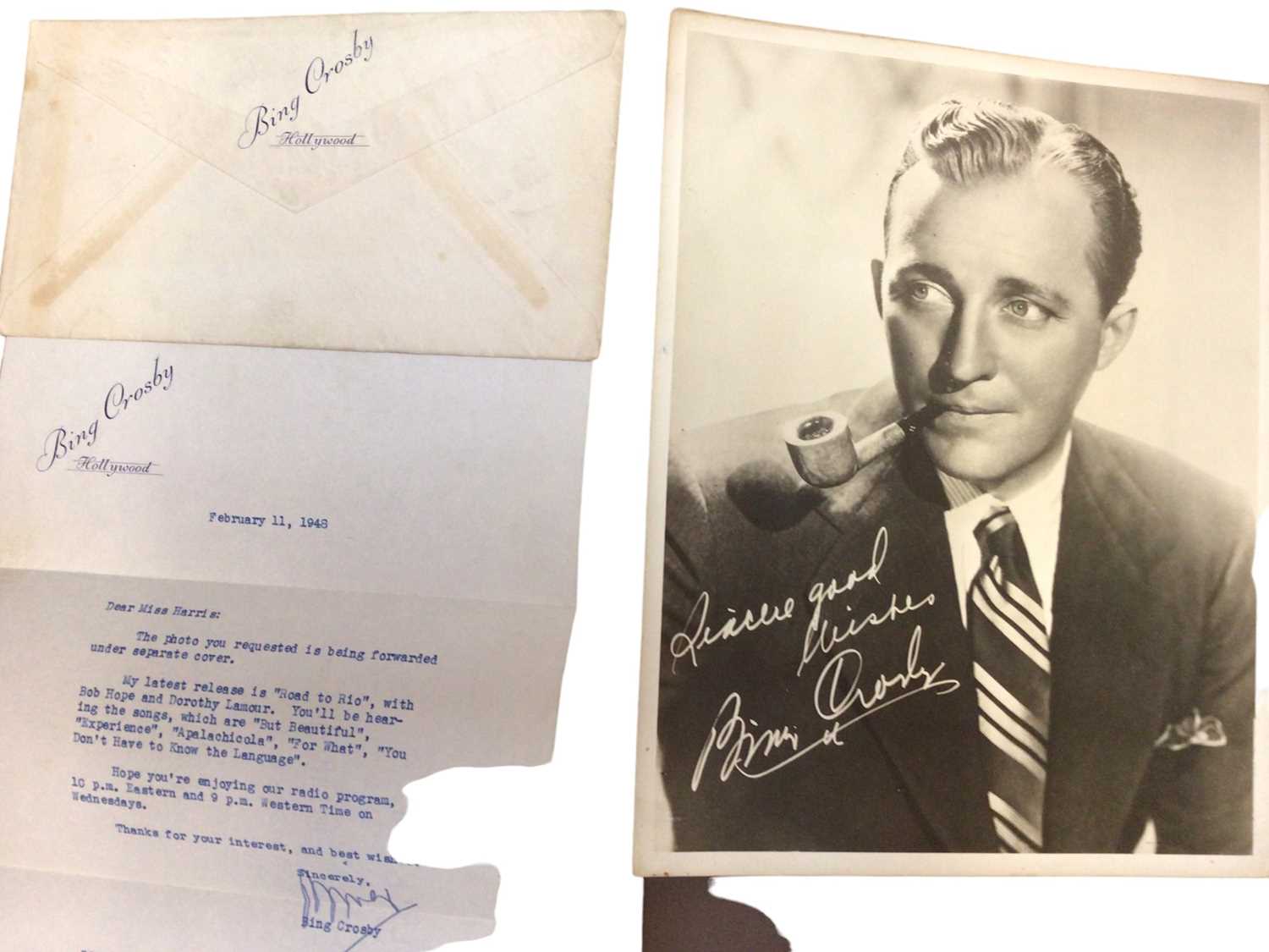 Lot 1454 - Six albums of autographed film star