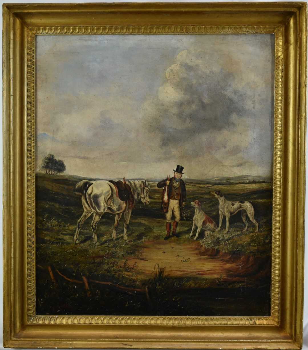 Lot 819 - English School, 19th century, oil on panel