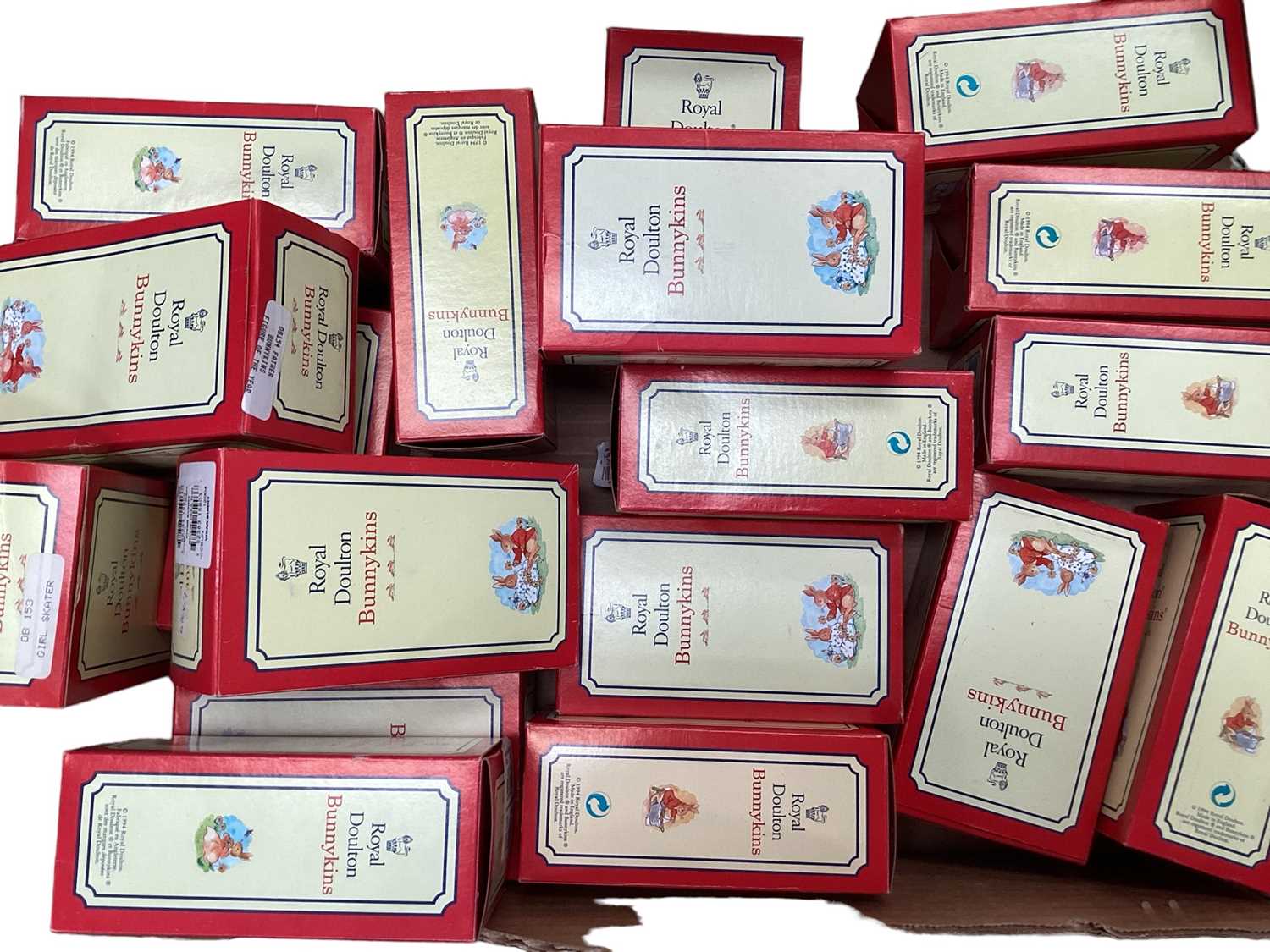 Lot 1190 - Eighteen Royal Doulton Bunnykins figures