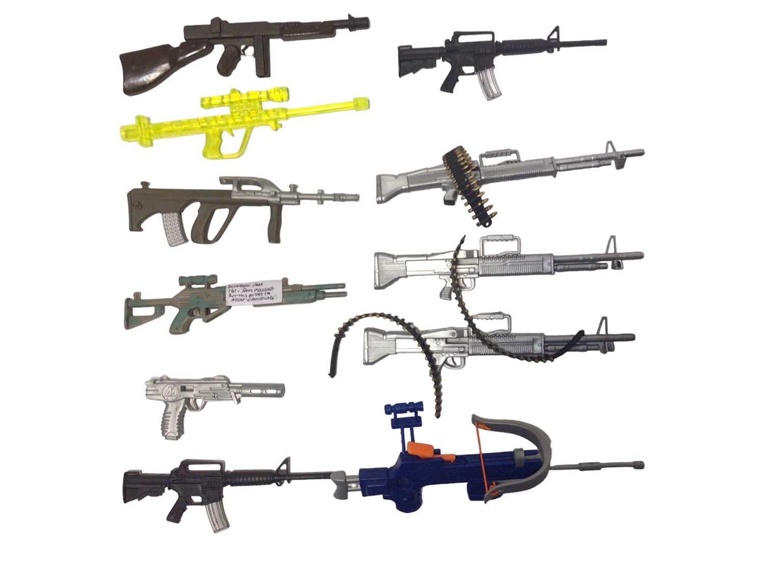 Lot 1873 - Action Man & Soldier selection of weapons