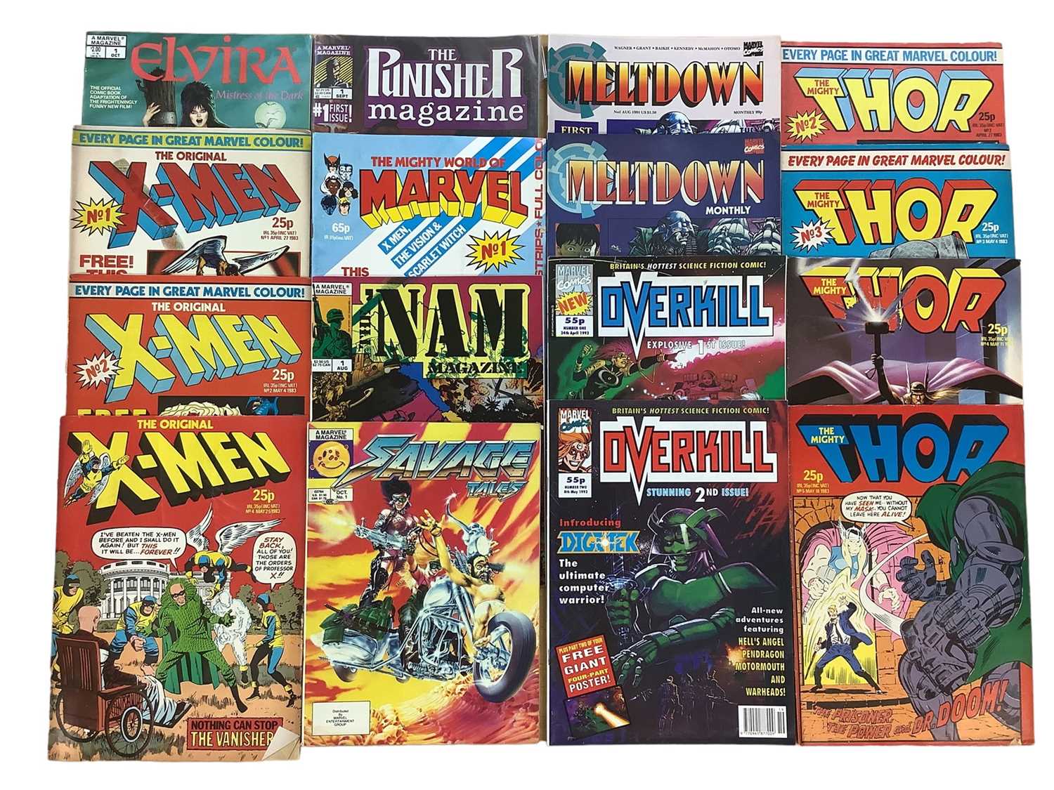 Lot 116 - Collection of Marvel Magazines to include