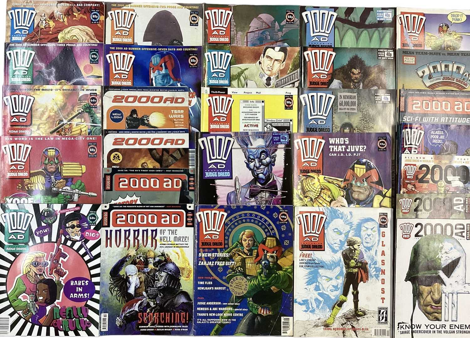 Lot 146 - Three large boxes of 2000 AD magazine