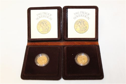 Lot 2118 - G.B. Elizabeth II 1981 Gold Proof