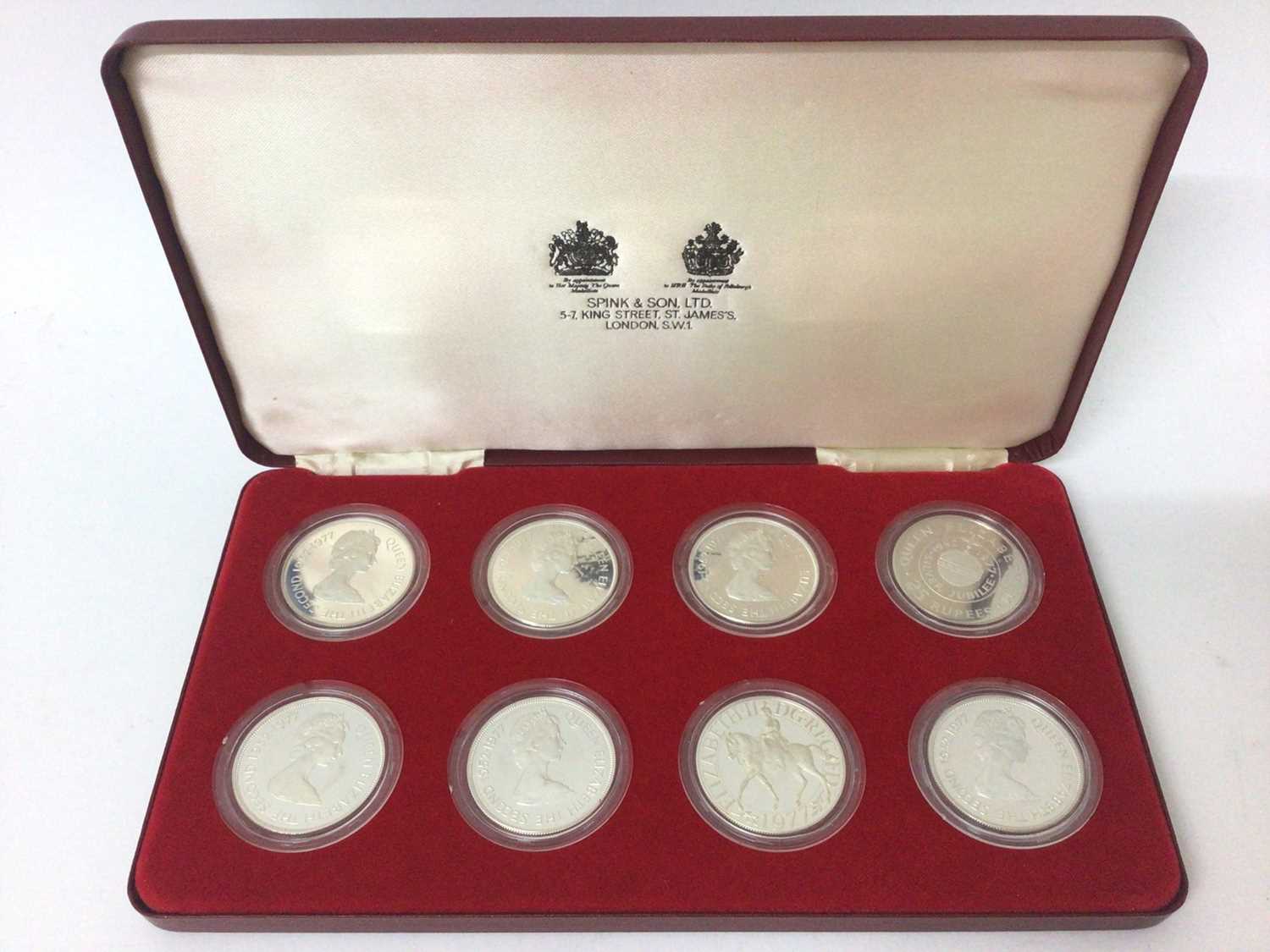 Lot 467 - G.B. - Spink & Son eight coin silver proof