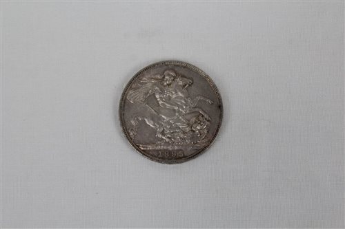 Lot 2196 - G.B. Victoria O.H. 1893LVI Crown. EF (1