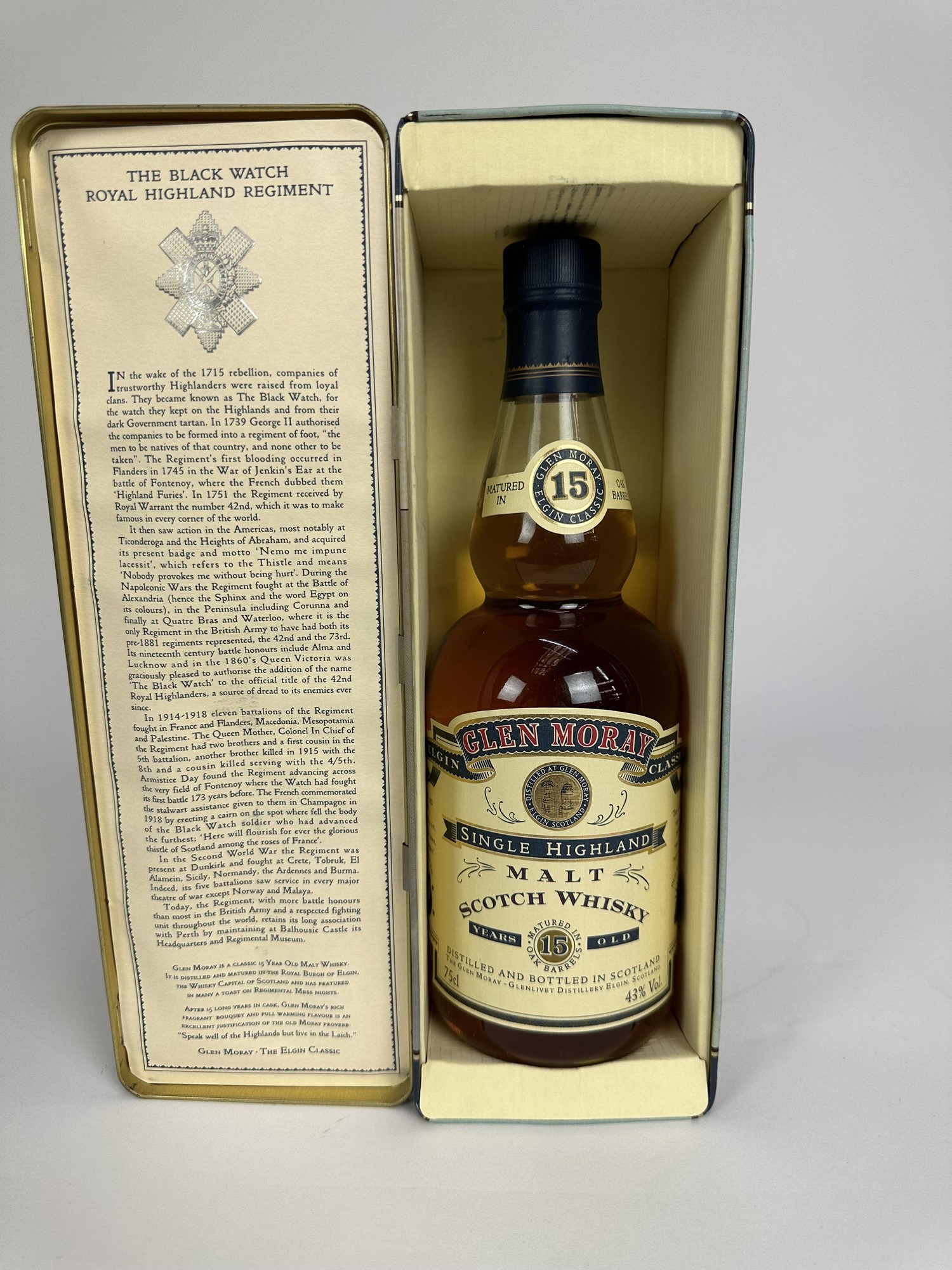 Lot 45 - Whisky - one bottle, Glen Moray 15 years old,