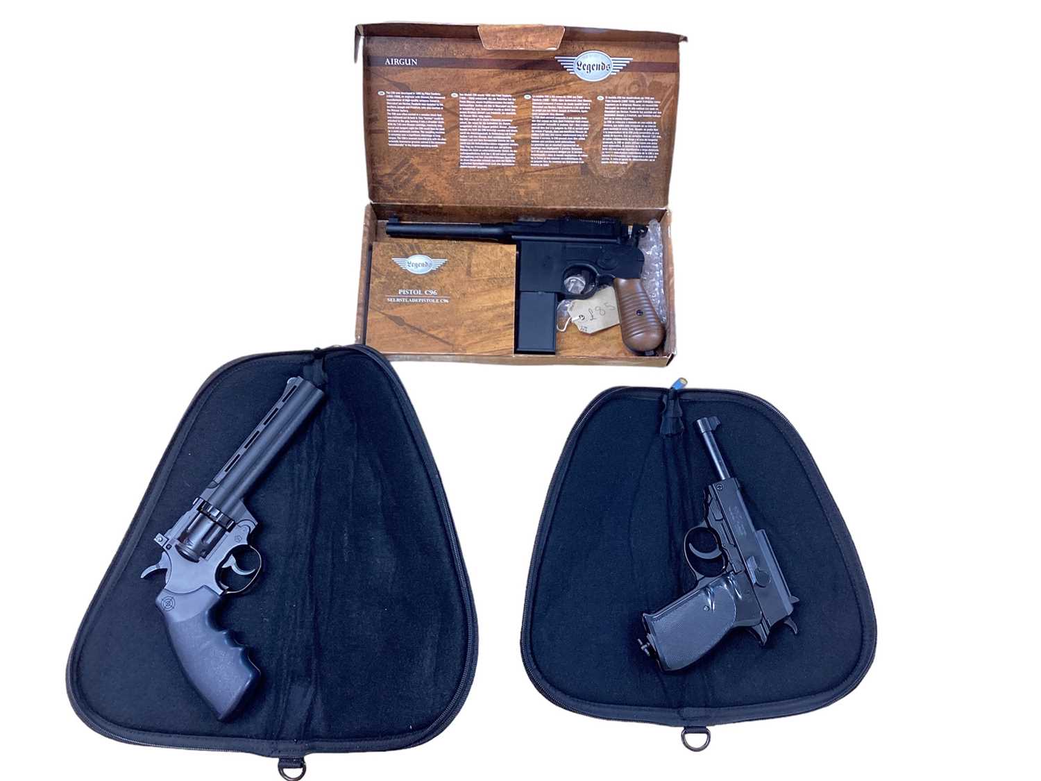 Lot 1000 - Legends Mauser broom handle BB gun and two