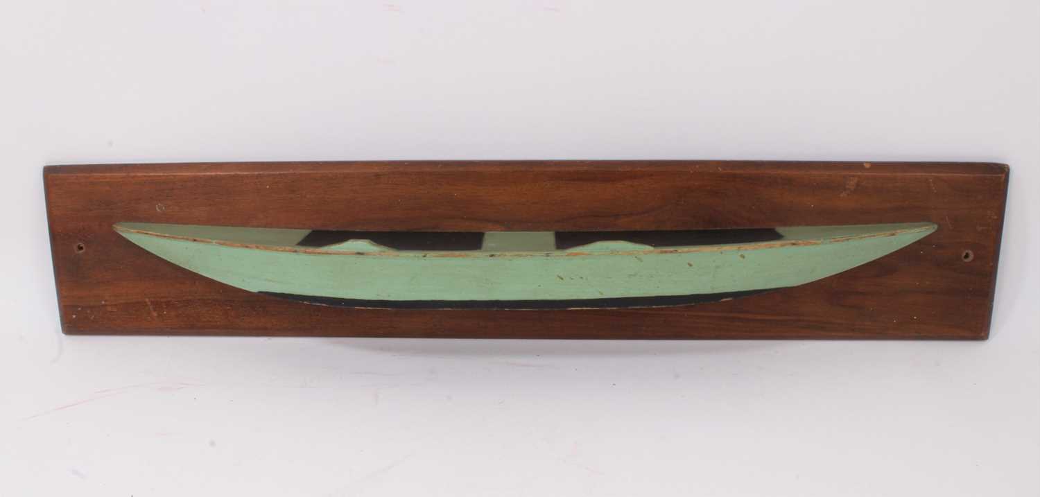 Lot 713 - Late 19th or early 20th century wooden half