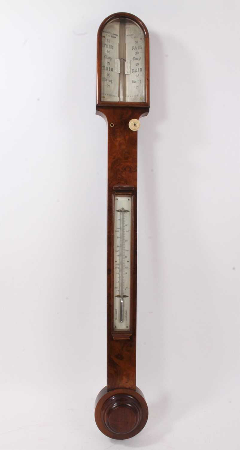 Lot 623 - Victorian Negretti & Zambra stick barometer