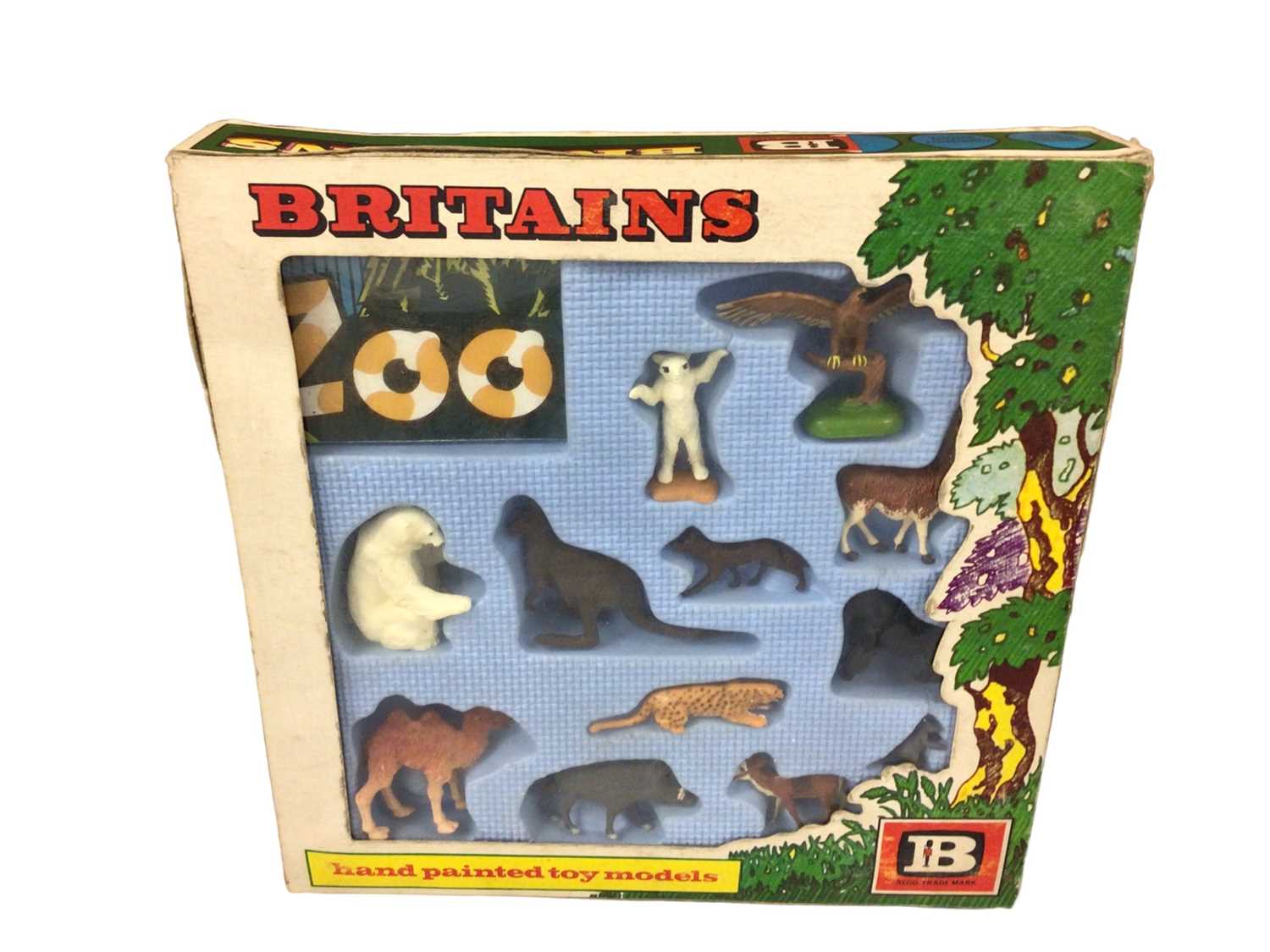 Lot 208 - Britains hand painted zoo models No. 7317 in