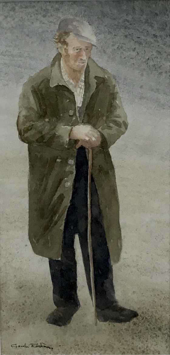Lot 117 - Gordon Rushmer (b. 1946): watercolour, Frank