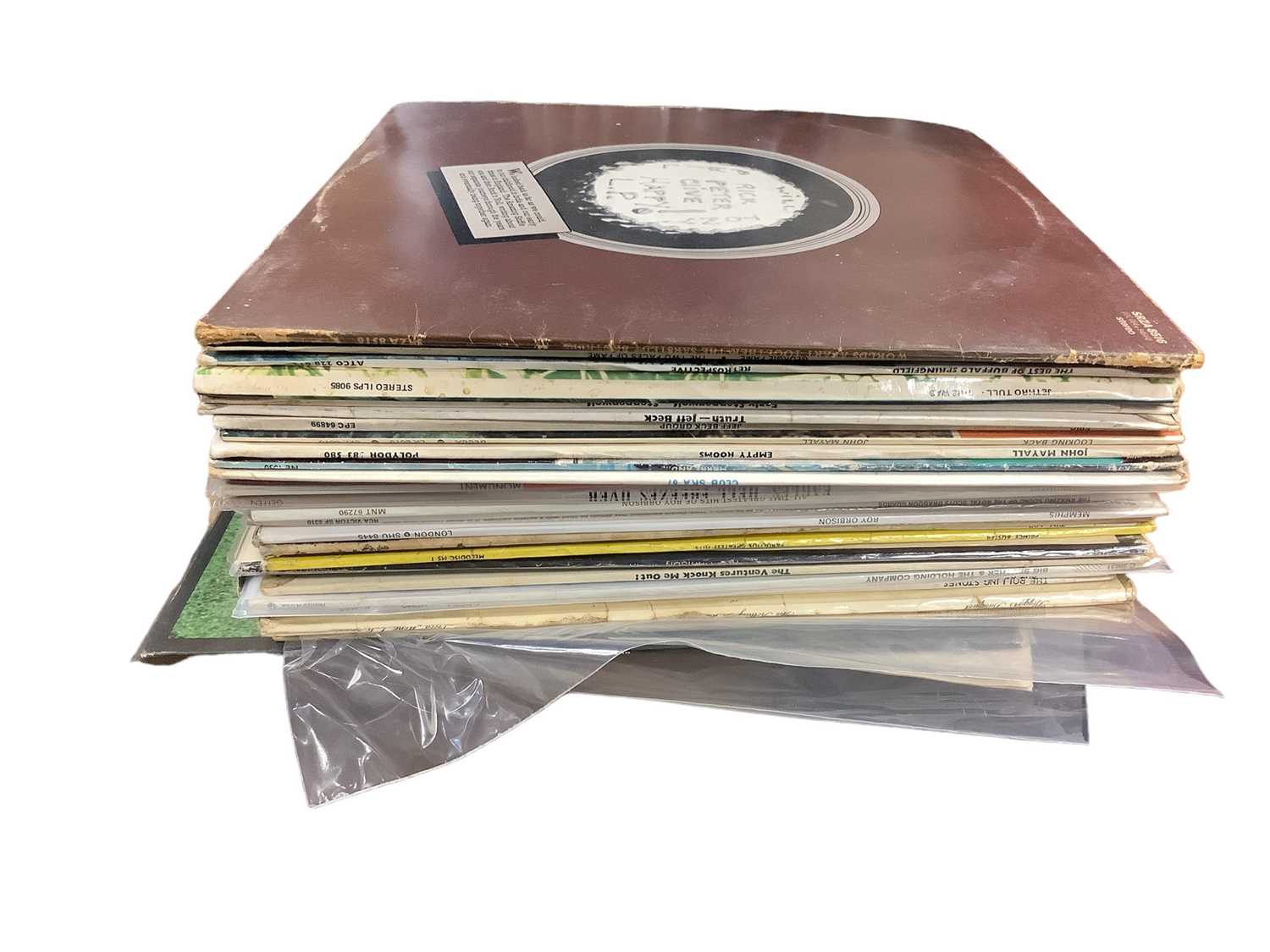 Lot 2237 - Two boxes of LP records including Pink