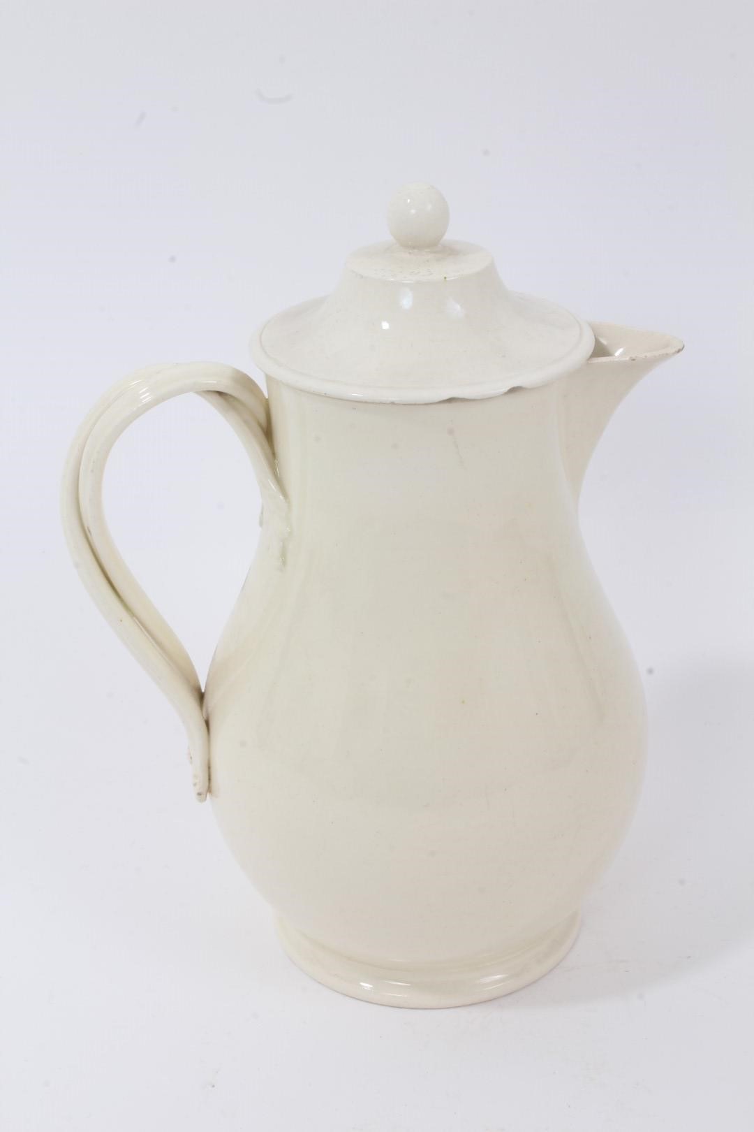 Lot 234 - Wedgwood creamware jug and cover