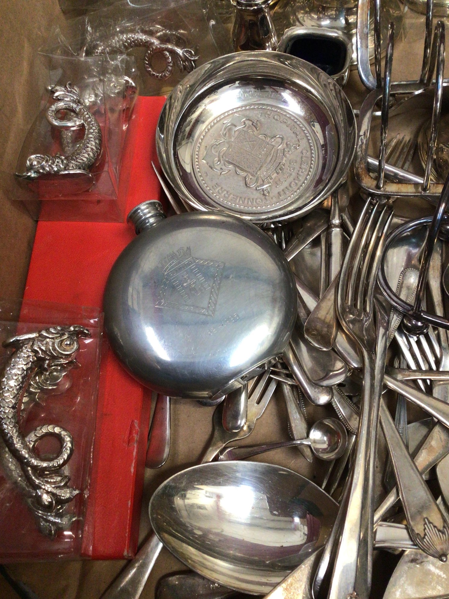 Lot 311 - Group of silver plated ware