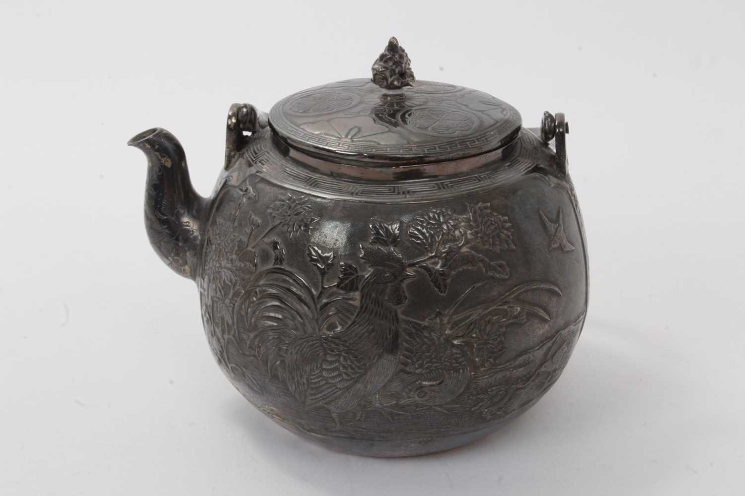 Lot 505 - Late 19th century Japanese silver choshi