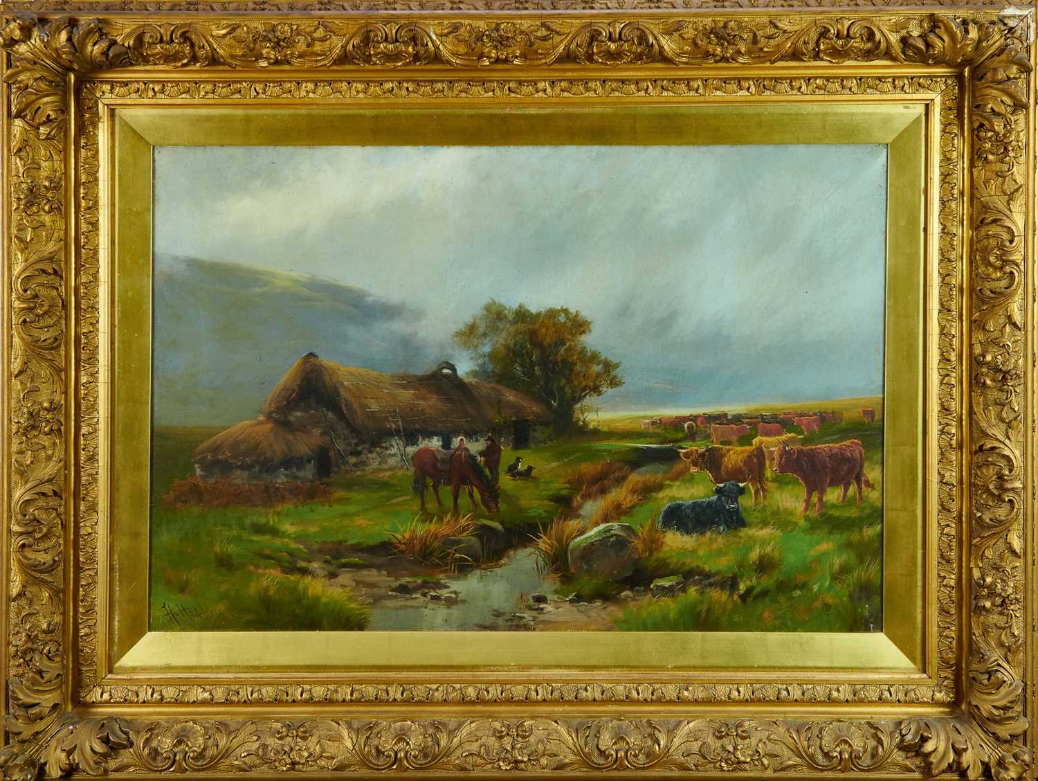 Lot 1319 - Henry Hadfield Cubley (1858-1934) oil on