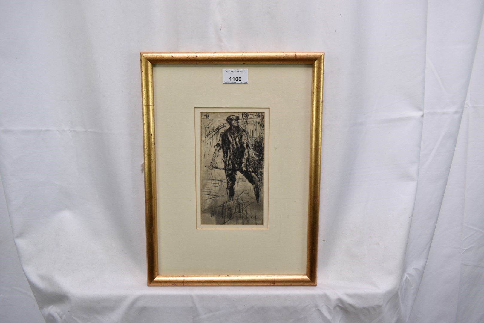 Lot 1100 - Harry Becker (1865-1928) etching