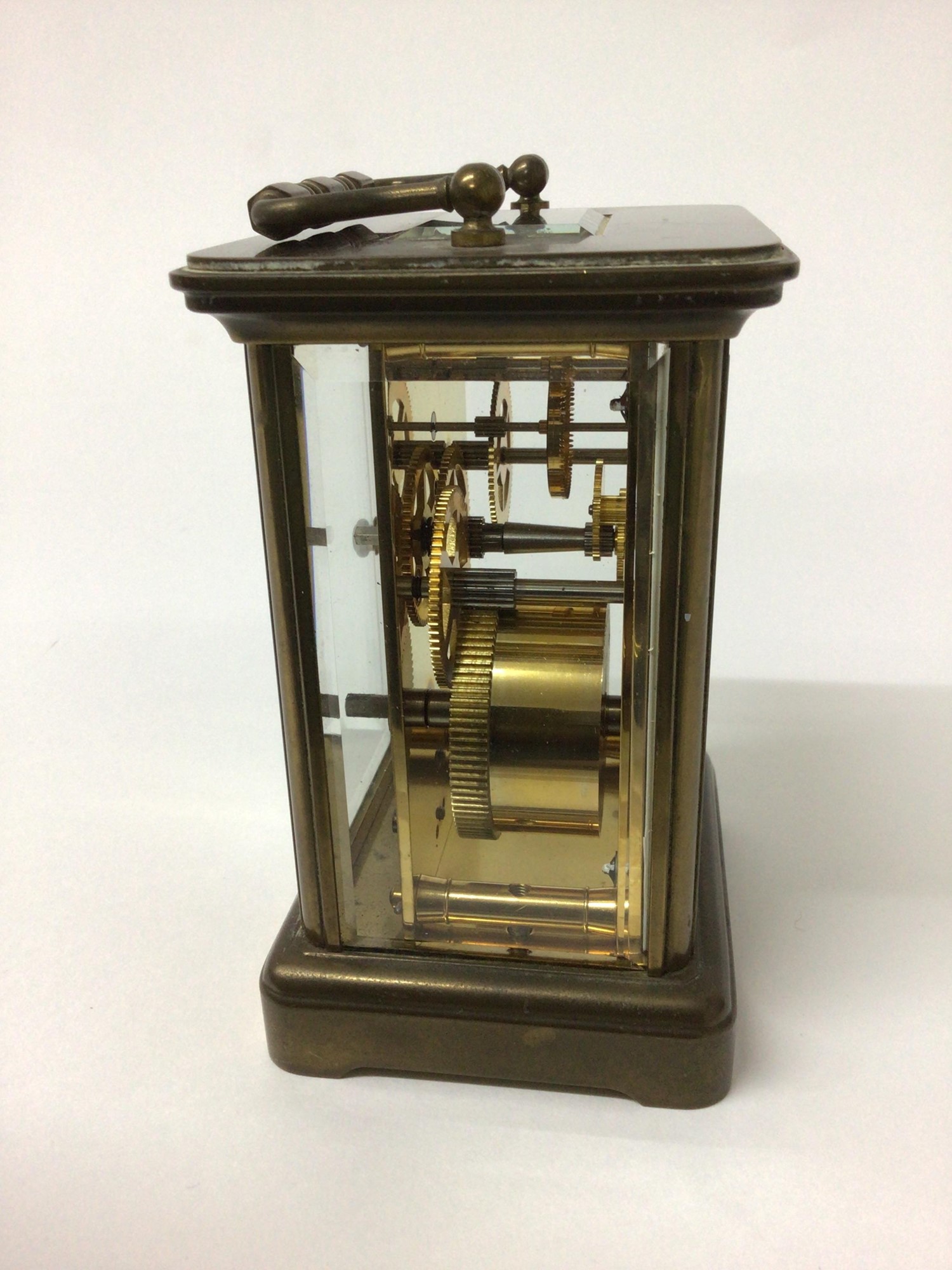 Lot 777 - Matthew Norman brass cased carriage clock