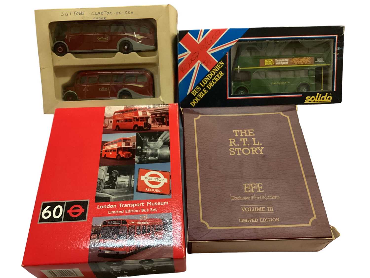 Lot 2030 - Diecast boxed selection of buses EFE models,