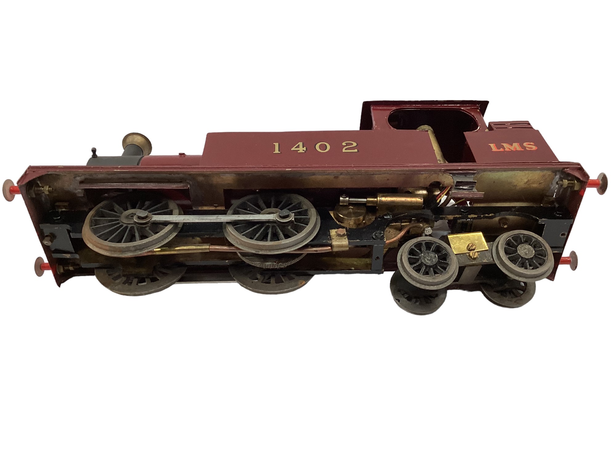 Lot 1766 - Live steam engine and tender LMS livery