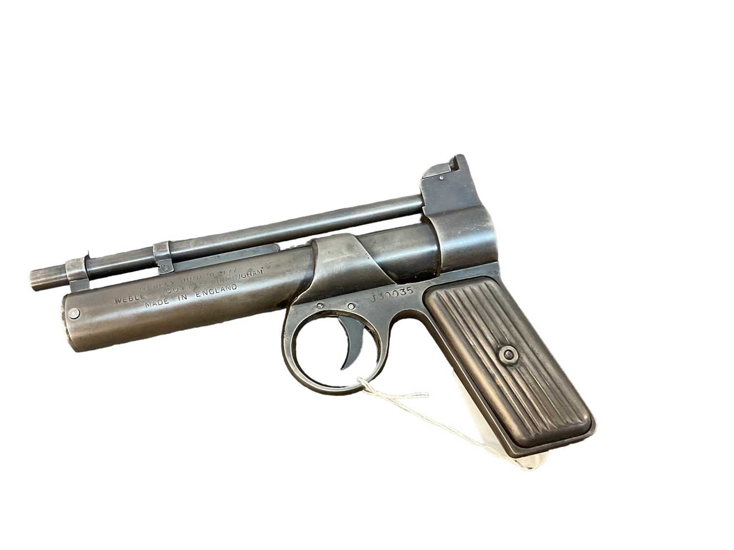 Lot 921 - Vintage Webley Junior .177 air pistol with