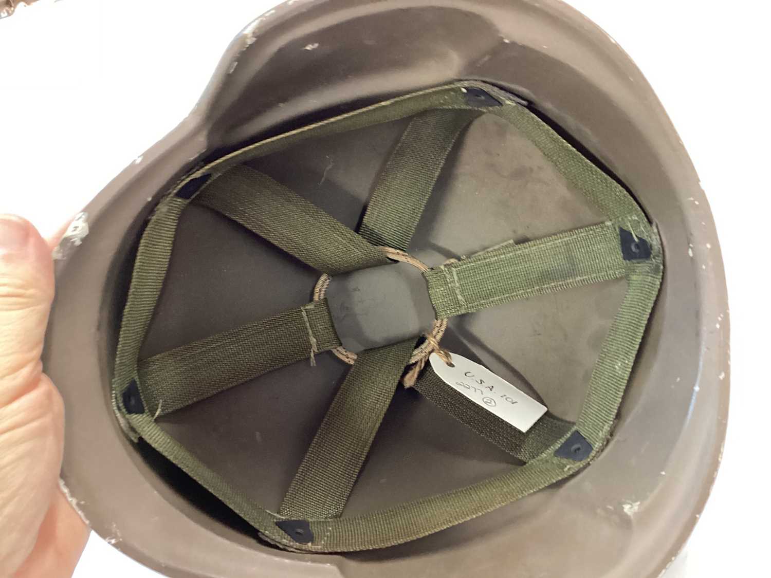 Lot 881 - Rare prototype US PASGT helmet in camouflage