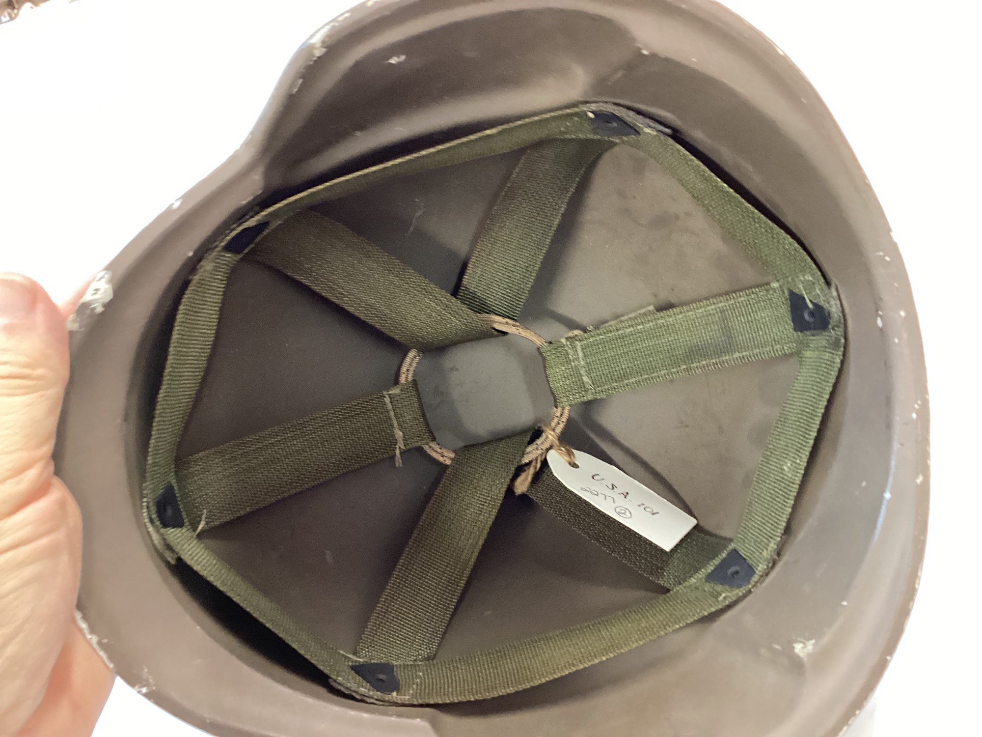 Lot 881 - Rare prototype US PASGT helmet in camouflage