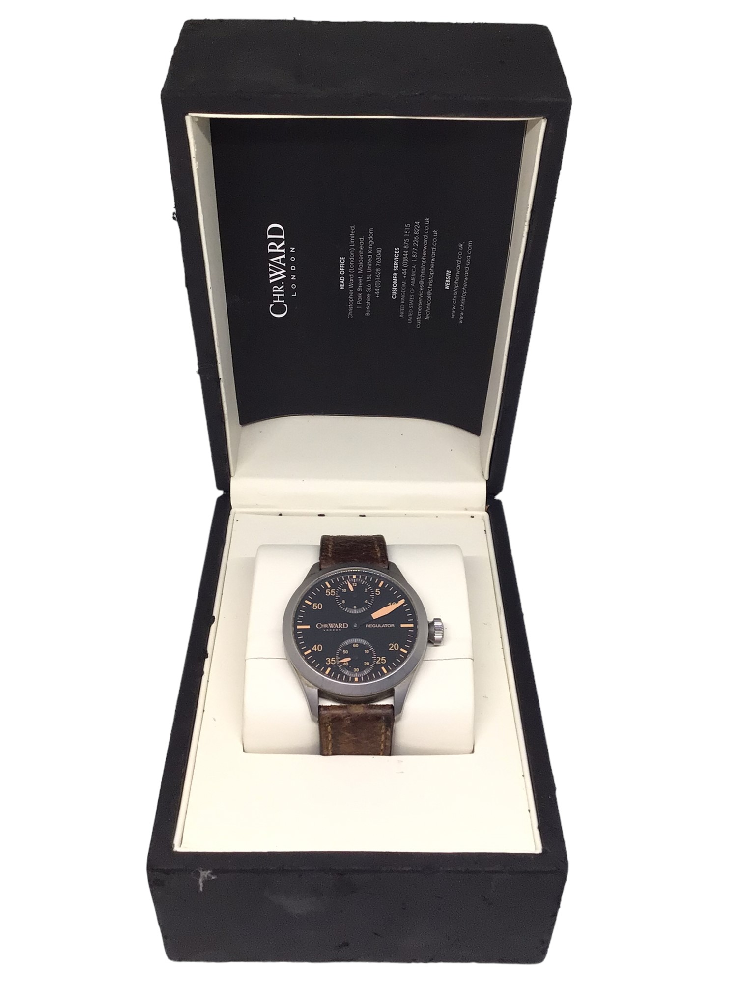 Lot 186 - Christopher Ward Regulator wristwatch in