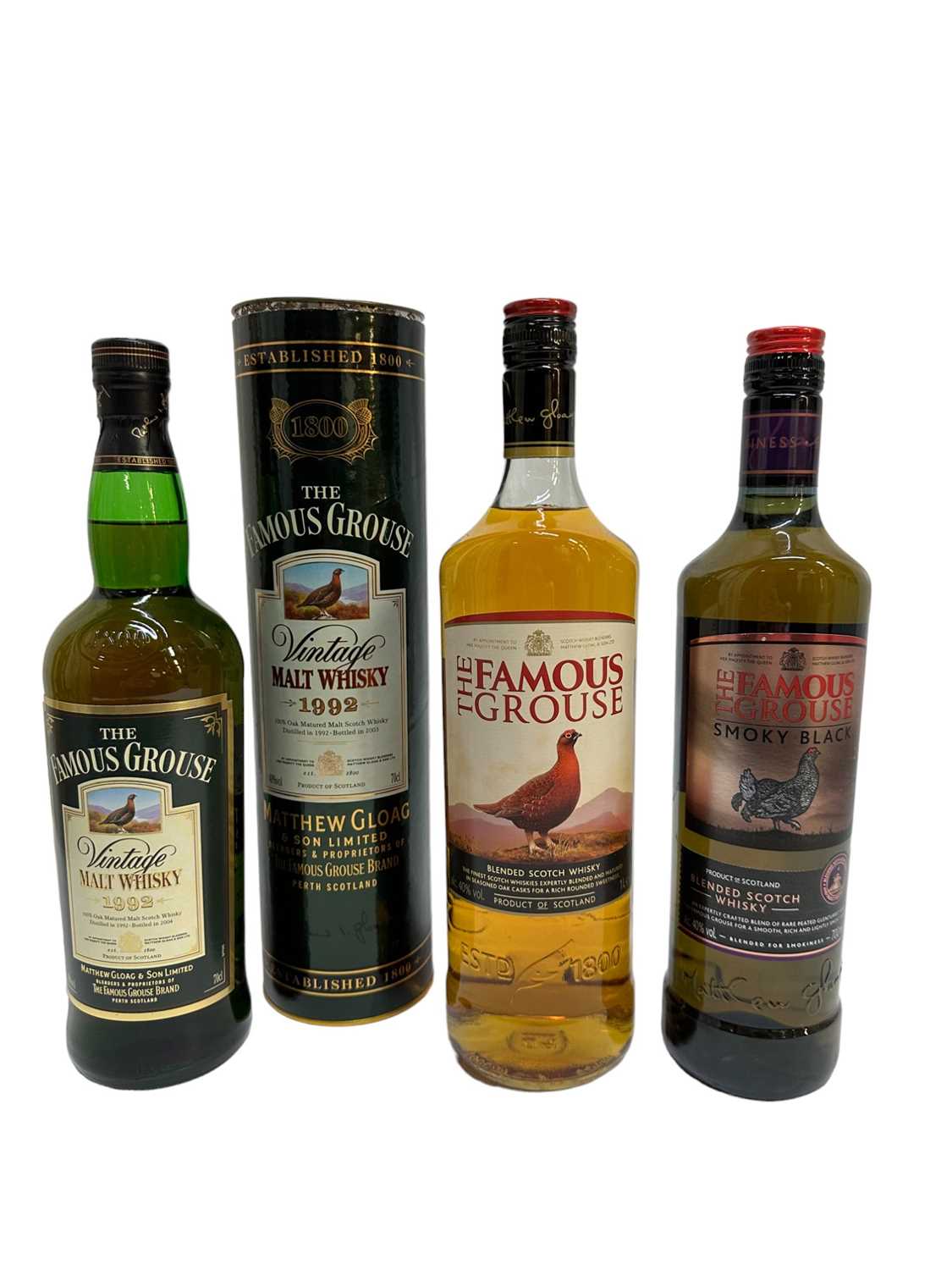 Lot 269 - Three bottles, The Famous Grouse 1992, 40%,