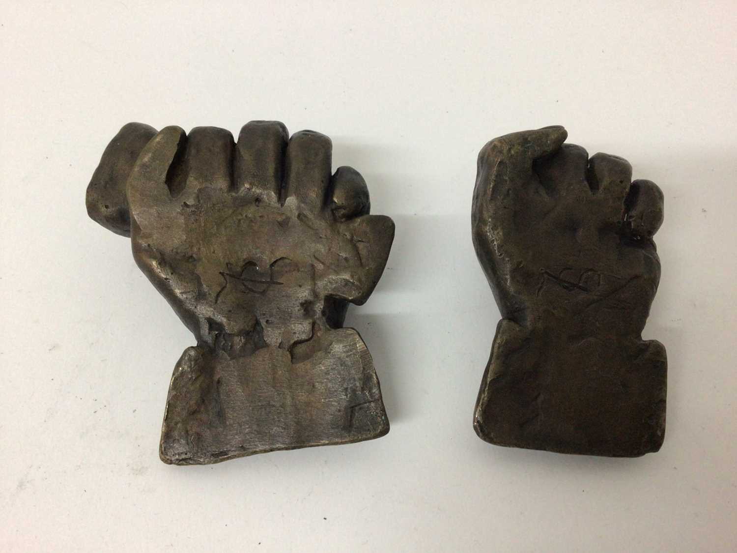 Lot 780 - Stephen Lansley, two bronze studies of human