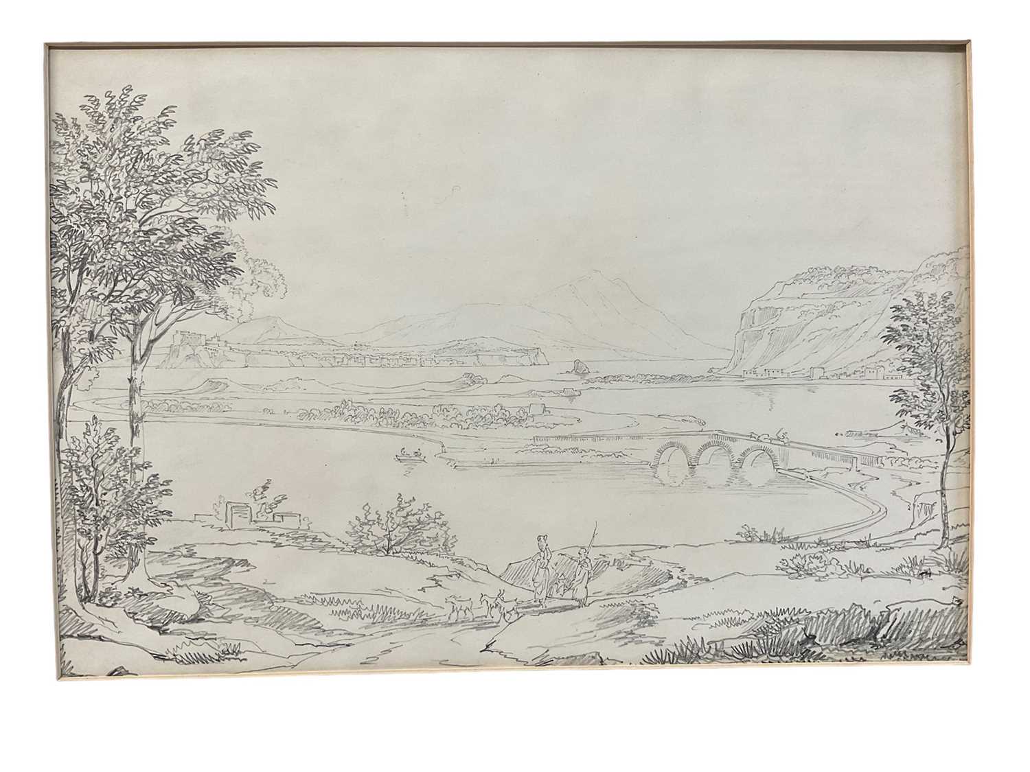Lot 294 - English School, 18th century, pencil,