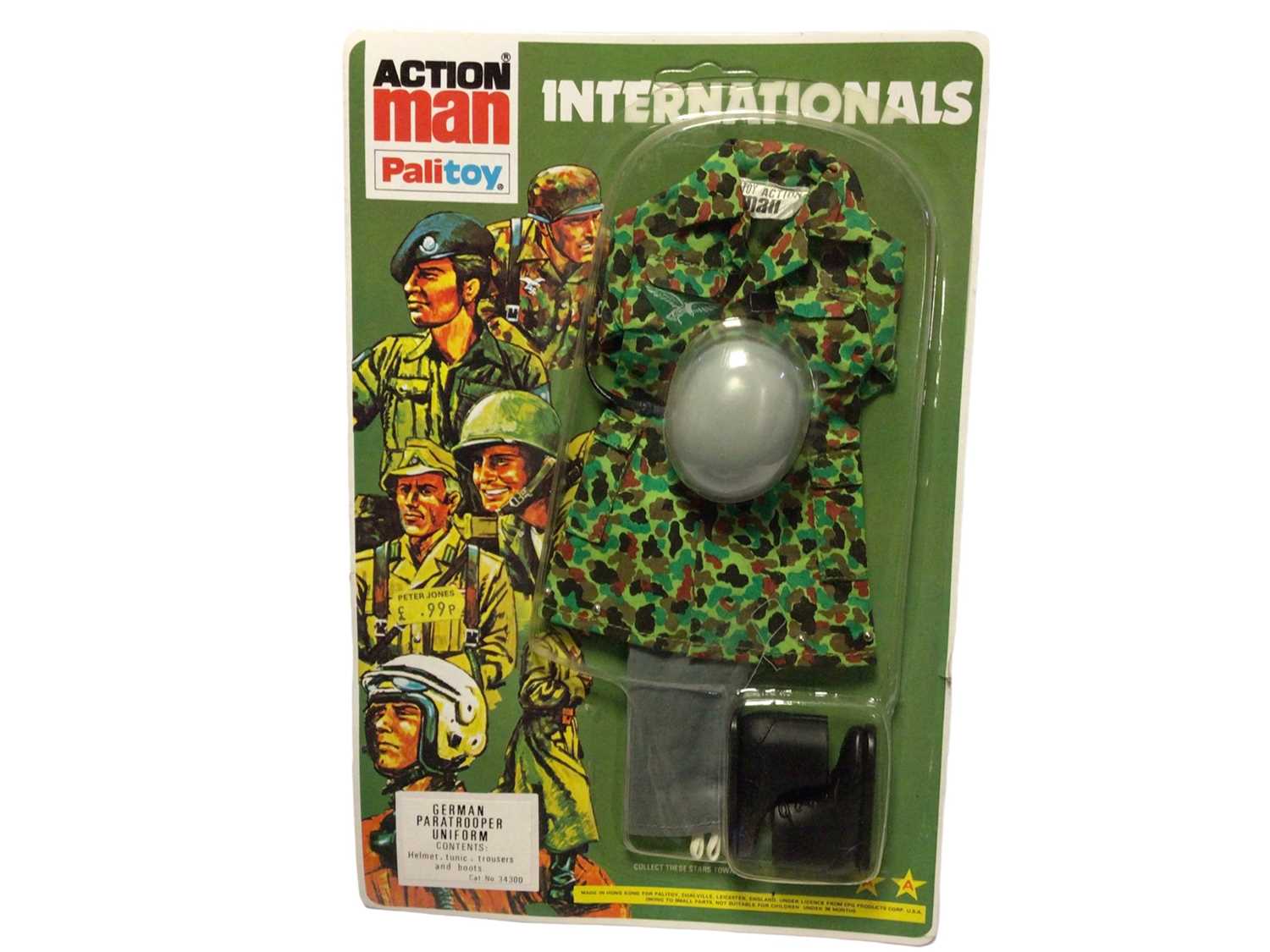Lot 45 - Palitoy Action Man Internationals Oufits
